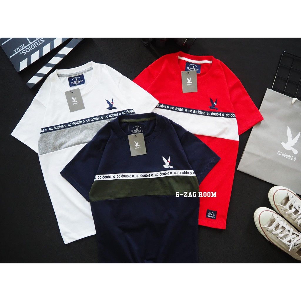 ลายใหม่-ชนช๊อป เสื้อยืดงานปัก-งานป้าย CC-OO Cotton 100 (SMLXL) No.36 - d_dome_shop - ThaiPick