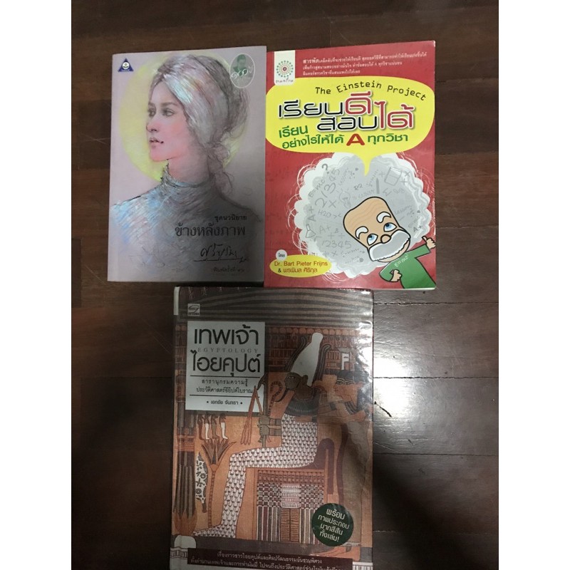 หนังสือมือ2 /ข้างหลังภาพ / the Einstein project/ สารานุกรม เทพเจ้าอียิปต์ | Shopee Thailand