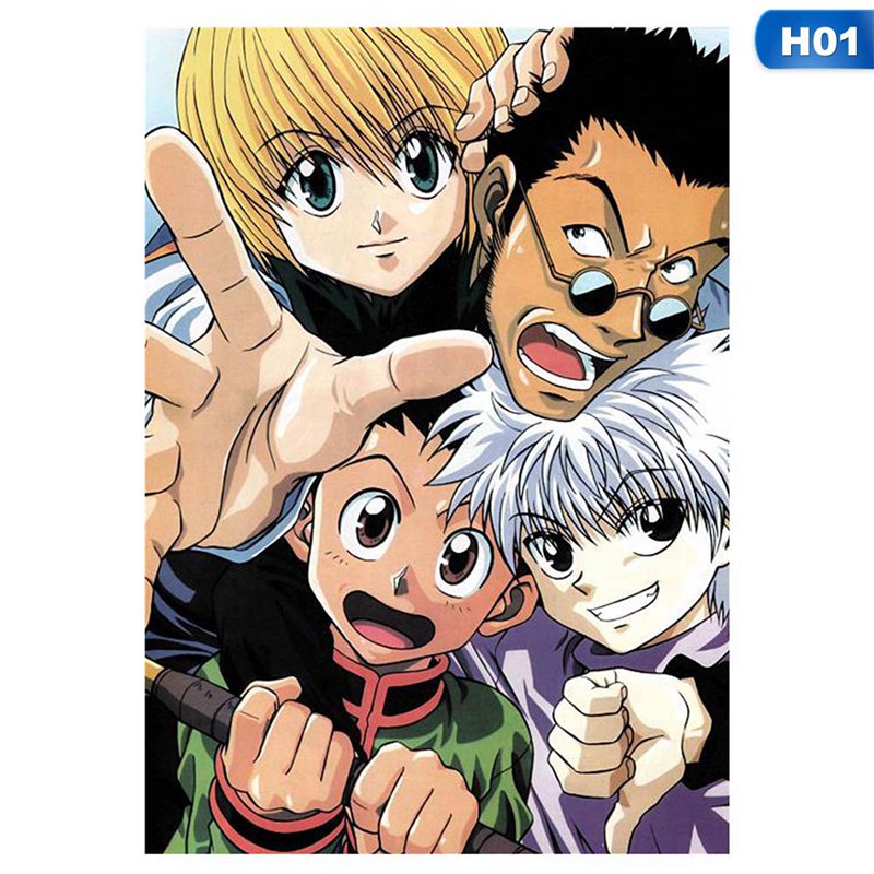 Hunter X Hunter Full - Time Hunter A3 โปสเตอร์กระดาษสําหรับติดตกแต่ง ...