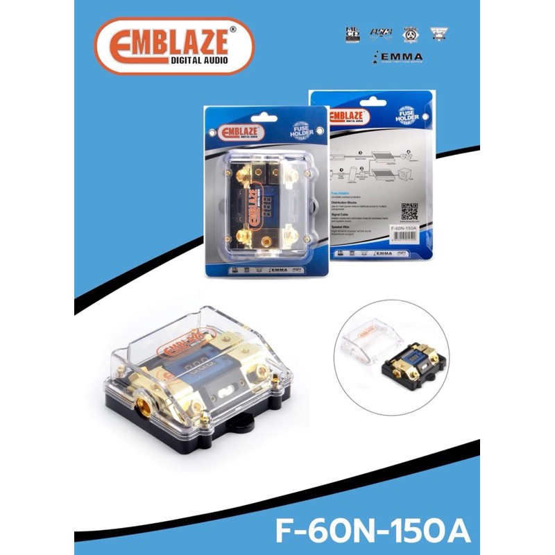 ฟิวส์ดิจิตอล Emblaze เข้า 1 ออก 2 มีวัดโวลท์ - mm.carshop - ThaiPick