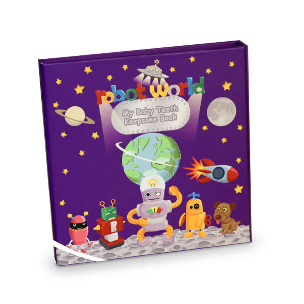 Gifthing Baby Teeth Keepsake Book teeth box – Robot World 09AL ...