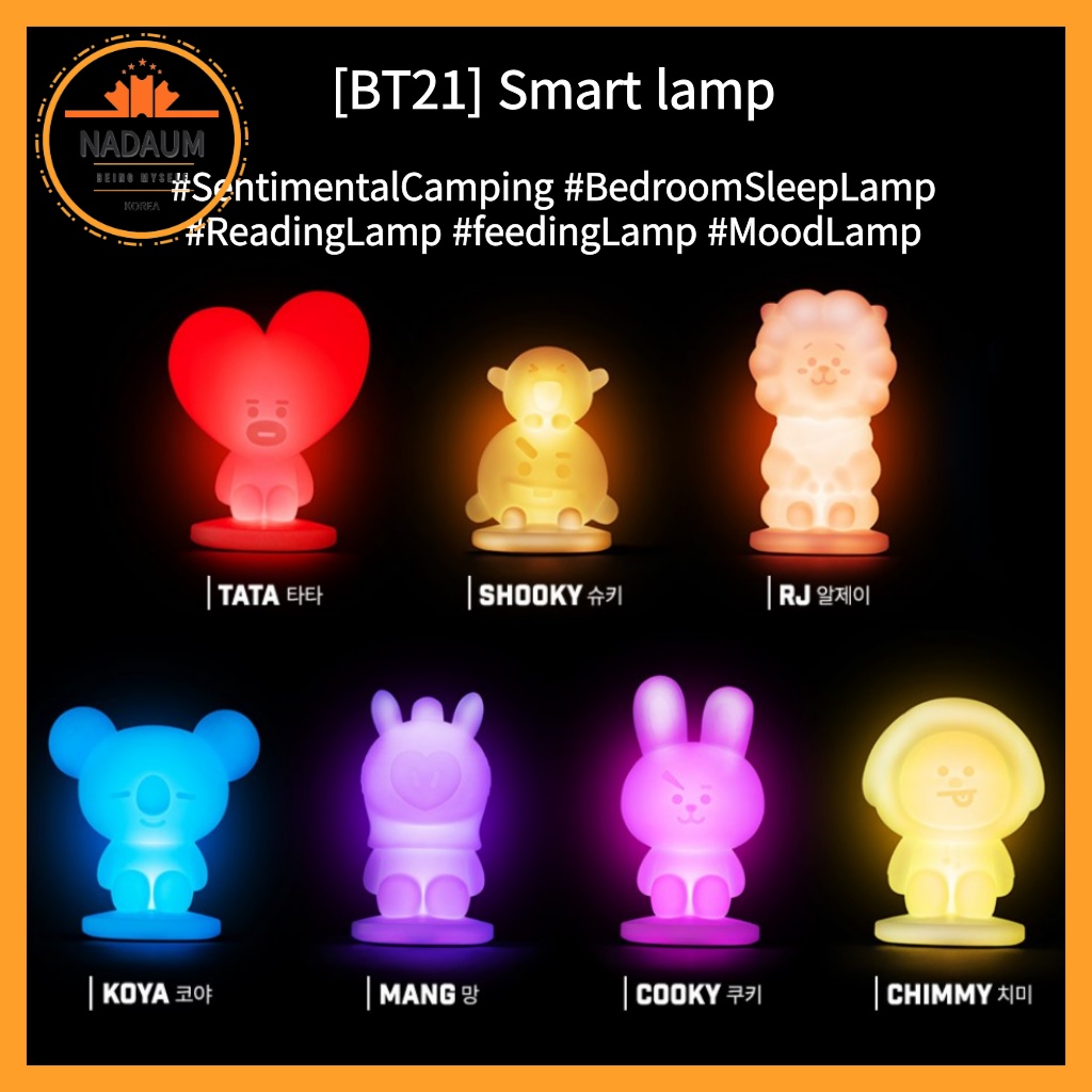 [BT21]MoodLamp Smart lamp / 7 TYPE / SentimentalCamping ...