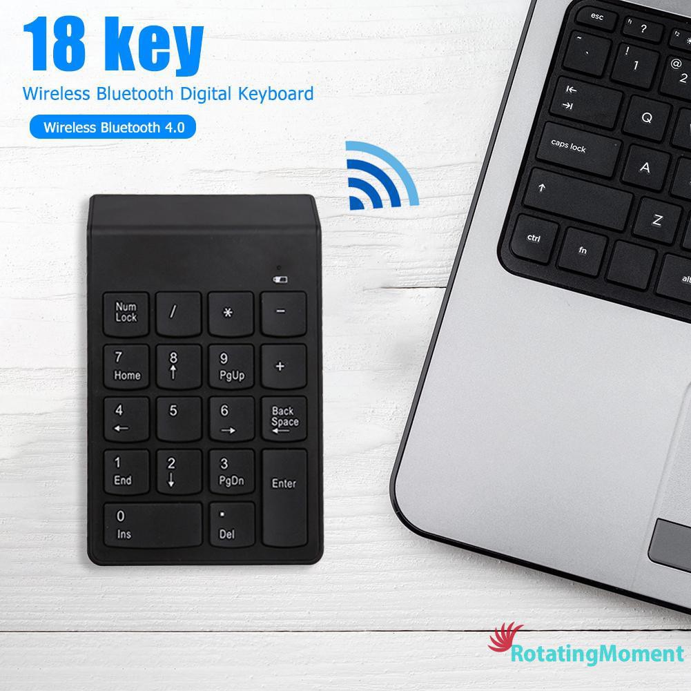 SPL-Wireless 2.4G Mini Numeric Keypad 18 Keys Number Pad Replacement ...