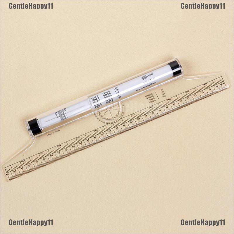 GHTH11 Multi-purpose Clear Metric Parallel Drawing Rolling Ruler ...