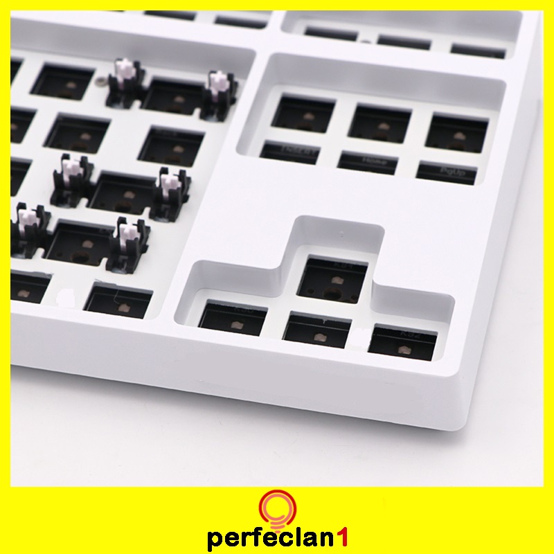 [PERFECLAN1] 87Key Mechanical Keyboard Kit Hot Swappable Light Effect ...