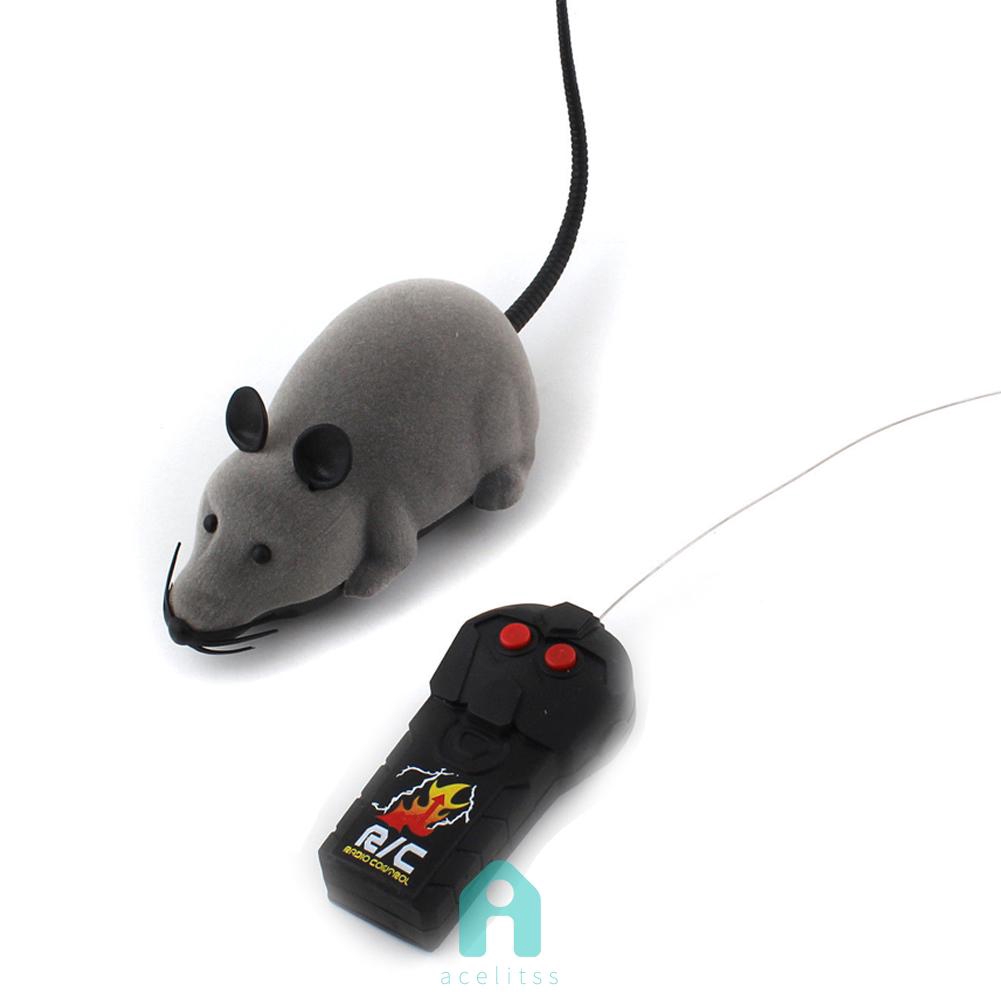 ACT New Remote Control RC Rat Mouse Wireless For Cat Dog Pet Toy ...