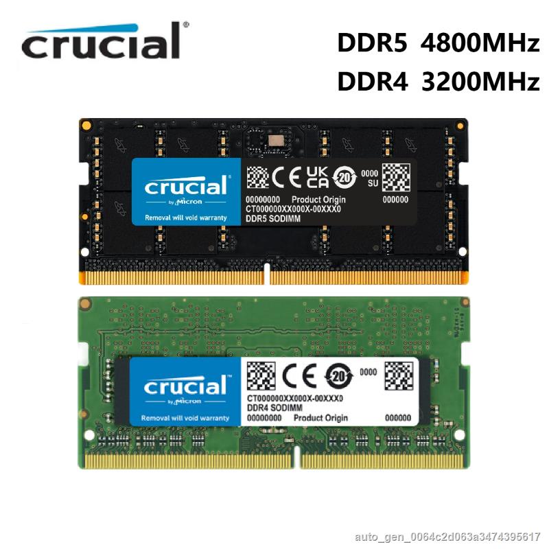 Crucial Notebook Ram 8gb 16gb Ddr4 2666mhz 3200 Mt/s Cl19/22 Ddr5 32gb ...