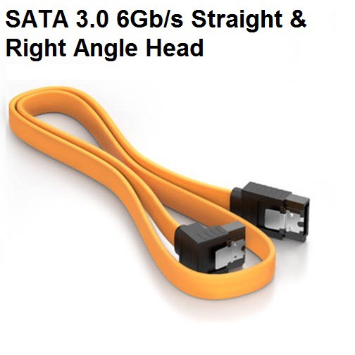 สาย SATA ยาว 45cm SATA Serial port with snap SATA 3.0 III SATA3 6Gb / s ...