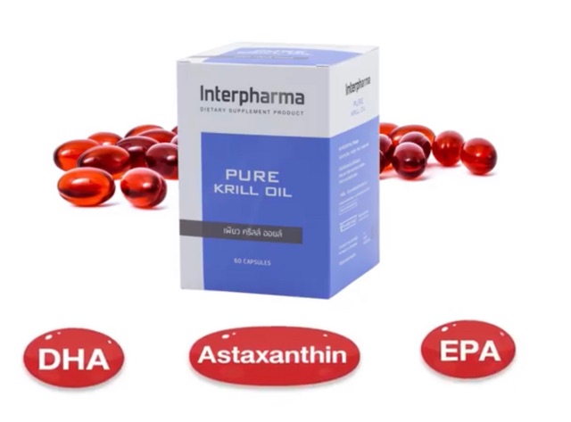 Inter Pharma pure krill oil ขนาด 60 เม็ด หมดอายุ 15/07/2023 - bigthanks. - ThaiPick