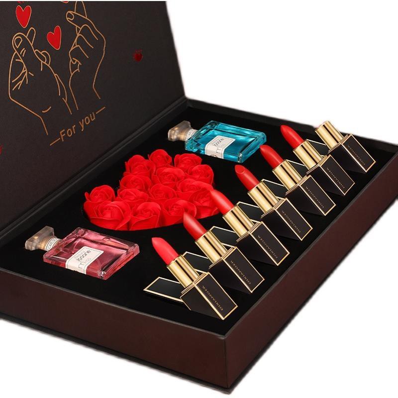 ลิปแมท ลิปสติกDior Yafei Lipstick Perfume 520 Gift Box Set 888 ของขวัญ ...