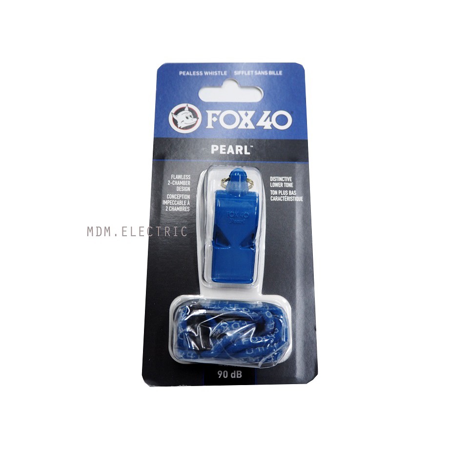 นกหวีด Fox 40 PEARL 90dB สีน้ำเงิน | Shopee Thailand