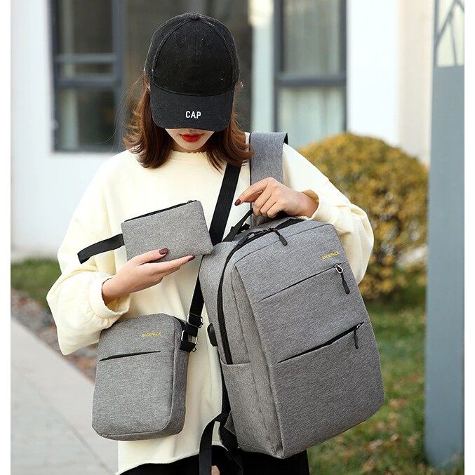 GUCSELECTED(B1292) -K1-K1กระเป๋าเป้ใบใหญ่ใส่ของได้แน่น กระเป๋าเป้ผู้หญิง กระเป๋าเป้ผู้ชาย เป๋า ...