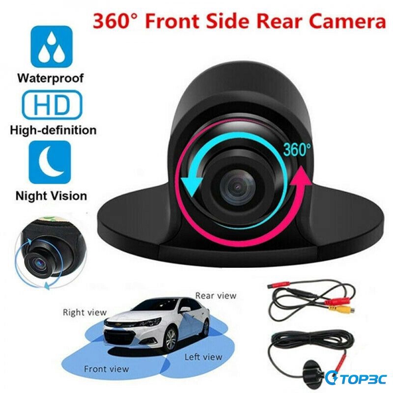 (cod) ใหม่ กล้องมองหลัง hd ccd cmos 360 องศา มองเห็นที่มืด สำหรับติดรถยนต์ | Shopee Thailand