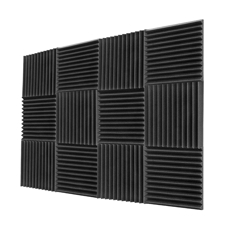 4pcs 30x30cm Acoustic Soundproof Foam Sound Absorption Treatment Panel ...