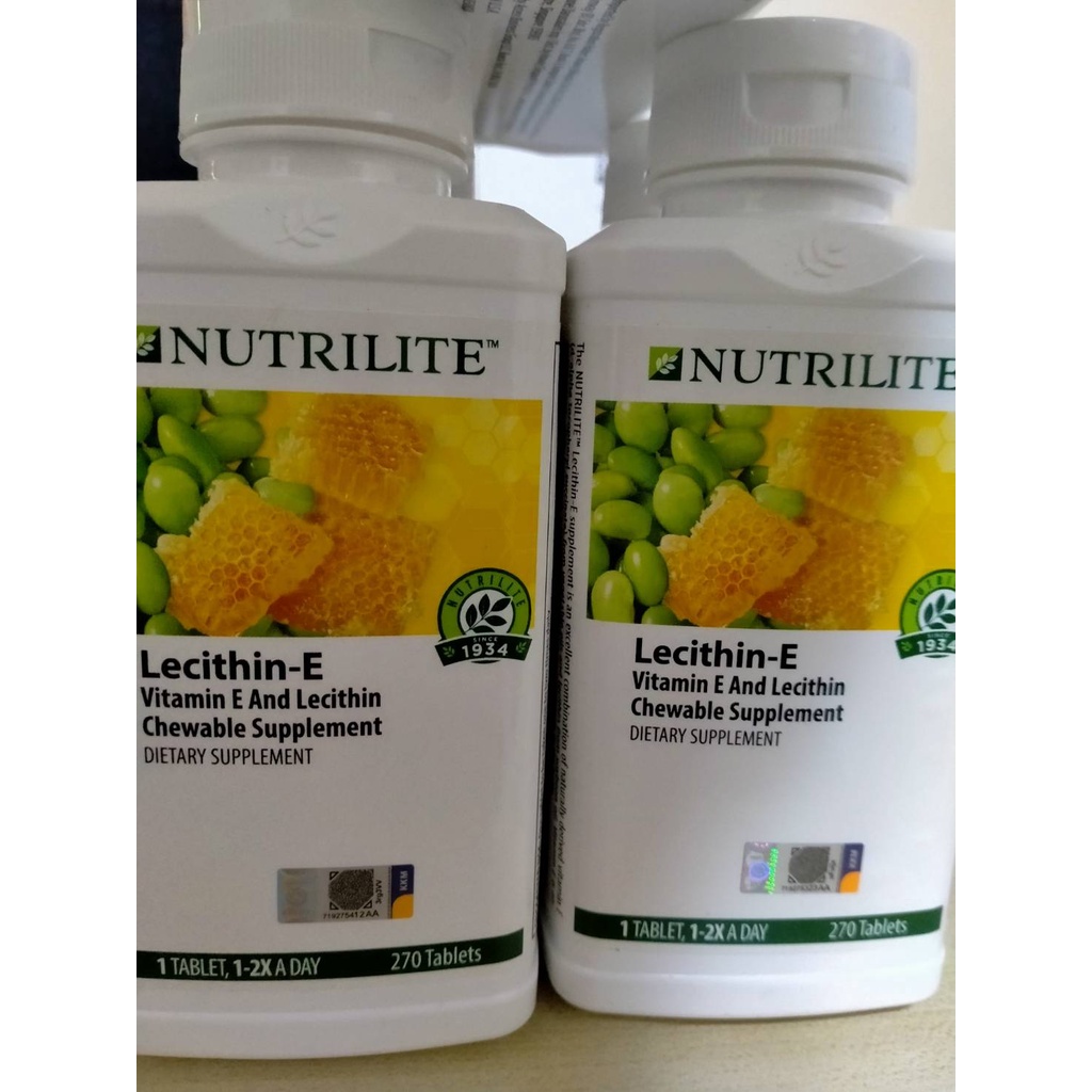 เลซิติน อี Lecithin-E ขนาด 150 เม็ด และขนาด 270 เม็ด EXP.122024 (ของ ...