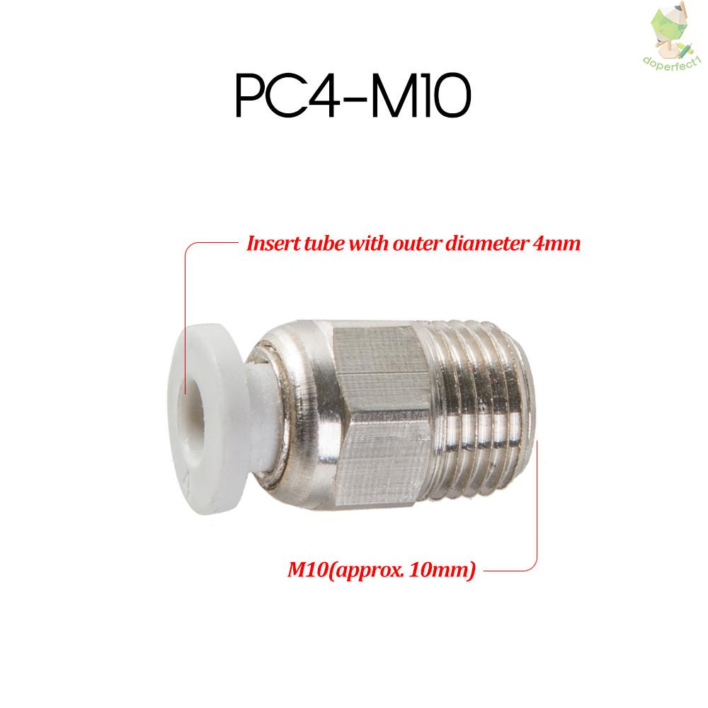 Aibecy Pc4-M10 อุปกรณ์เชื่อมต่อท่อตรงนิวเมติกสําหรับ Cr-10 Series Ender ...