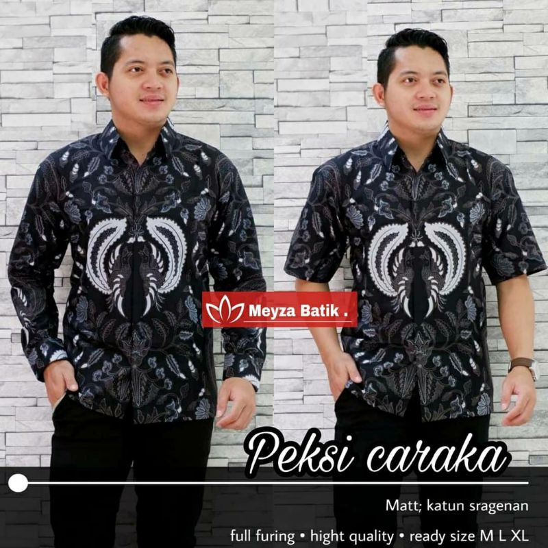 เสื้อเชิ้ต Solo Batik Caraka Banana Bali Peksi Turkey Batik สําหรับ ...