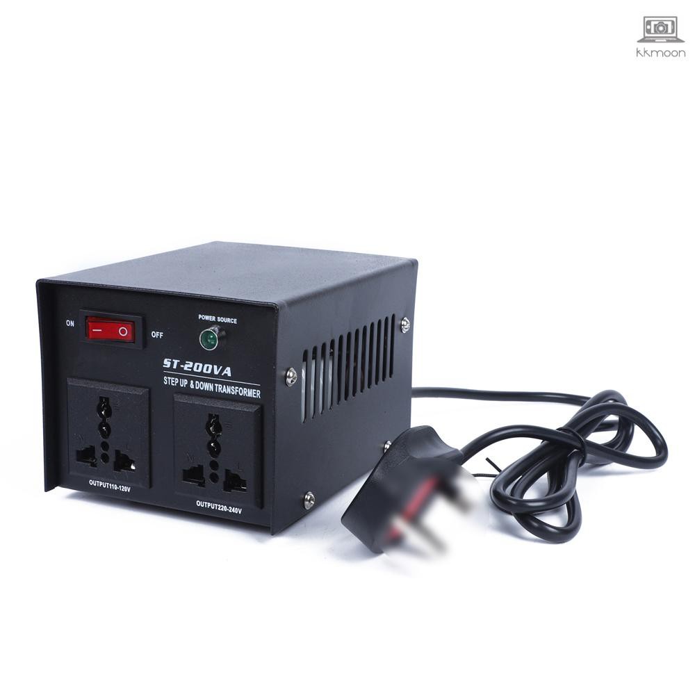 Intelligent Efficient Step Up Down Power Transformer 200W Home-use 100V ...