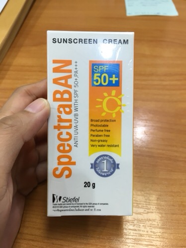 SpectraBAN Sunblock SPF 50+ - ครีมกันแดดสเปคตร้าแบน | Shopee Thailand