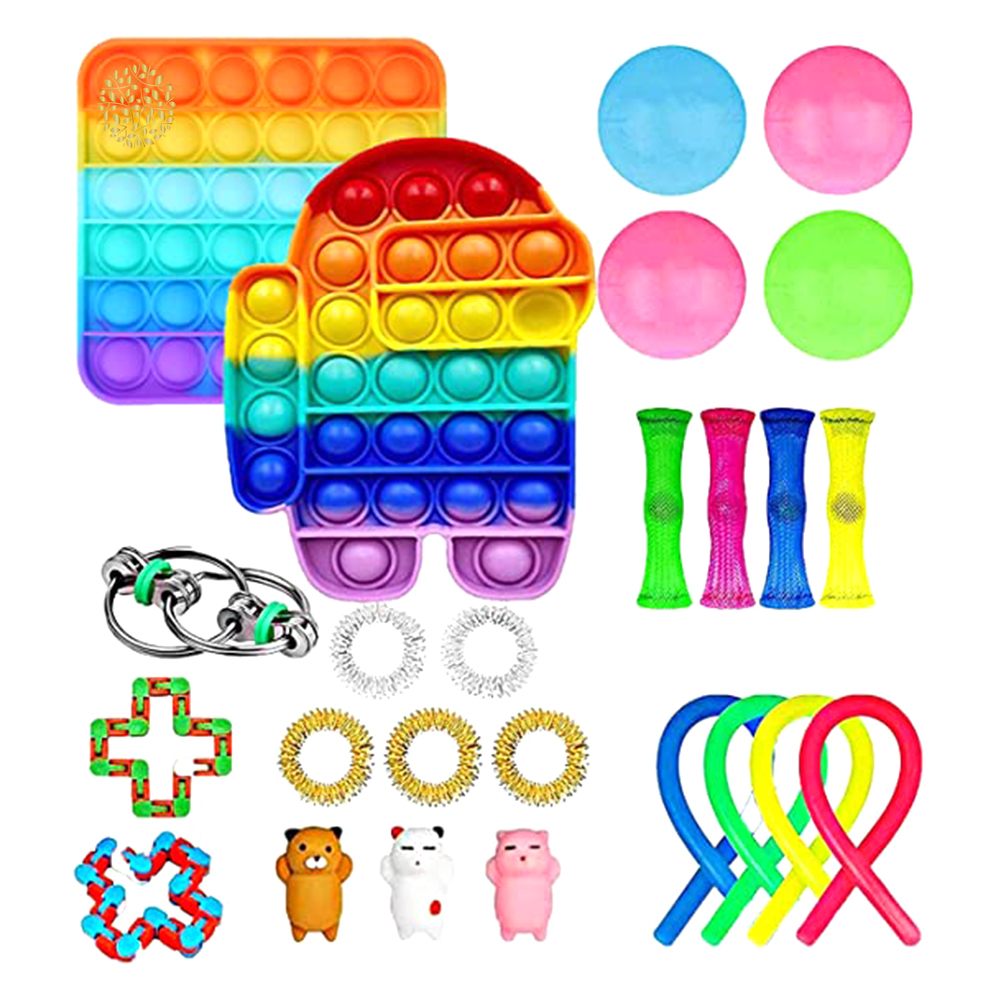 ชุดของเล่น Sensory Fidget Toy Squeeze Balls สําหรับเด็กและผู้ใหญ่เล่น ...