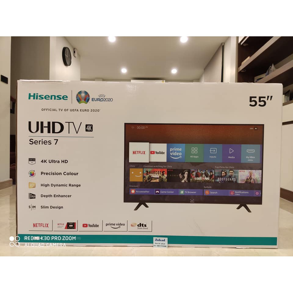 HISENSE 55B7100UW UHD SmartTV ขนาด 55 นิ้ว มือ 1 - jukad - ThaiPick