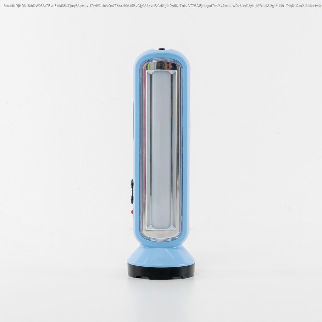AIKO #KN-4316 สีฟ้า ไฟฉาย LED พร้อมโคมไฟ แบบชาร์จไฟ ***รับประกันแบต 6 ...