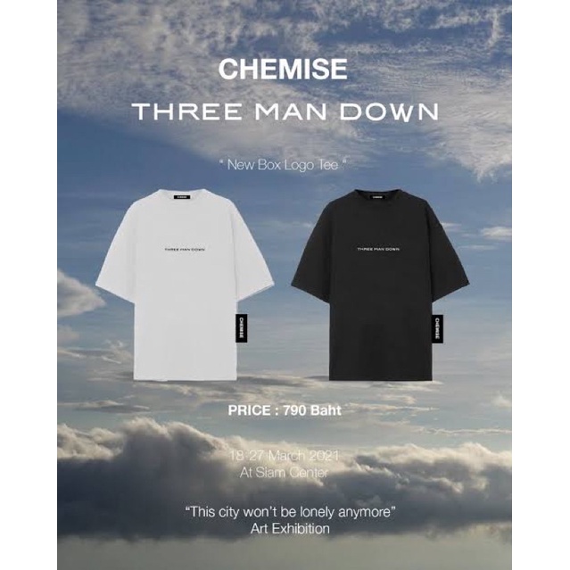 เสื้อ ไซส์ S Three man down (CHEMISE THREE MAN DOWN) ‼️พร้อมส่ง‼️ | Shopee Thailand