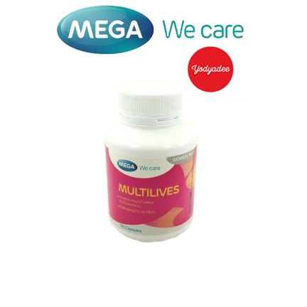 Mega we care Multilives ขวด 30 แค็ปซูล 83005 - yodyadee - ThaiPick