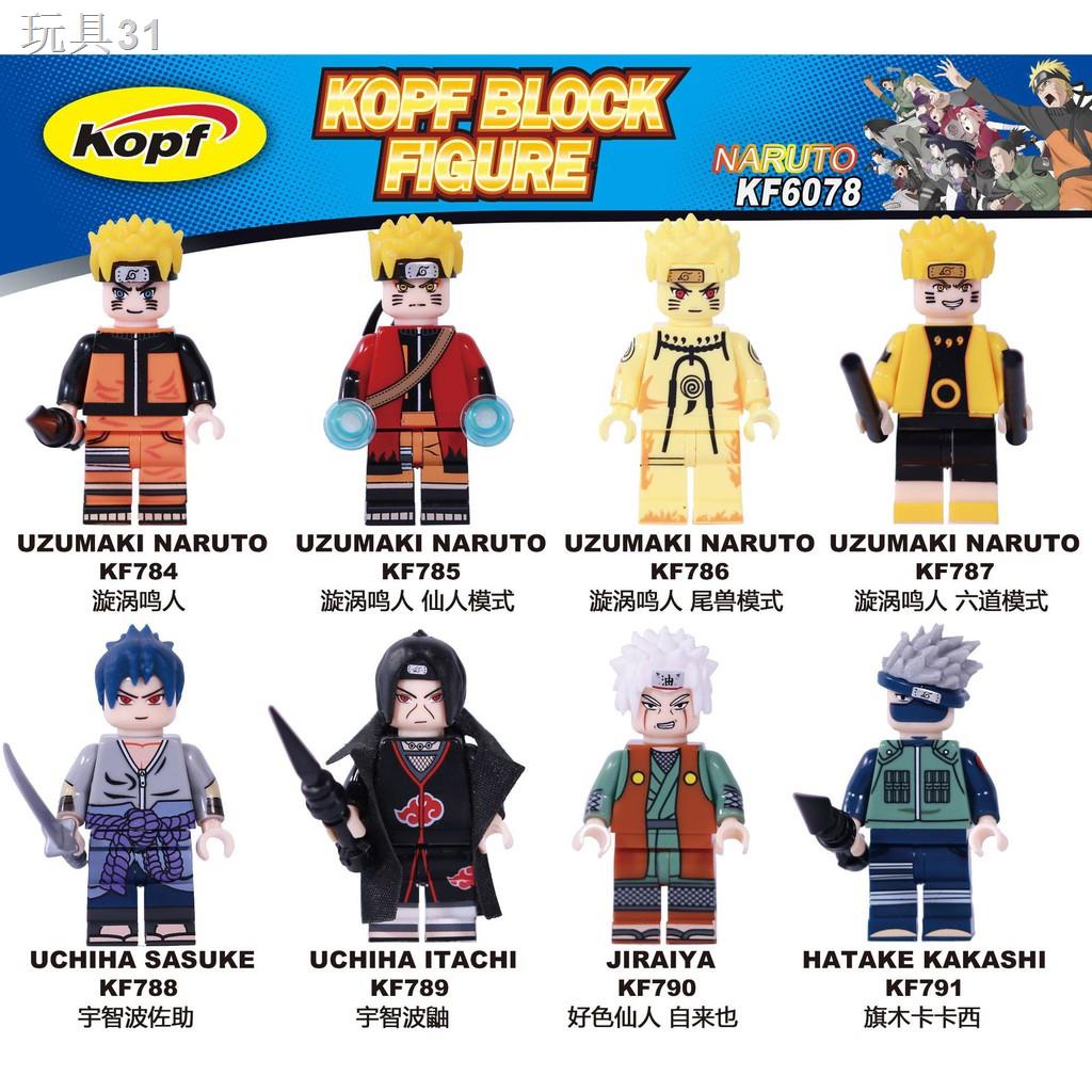 【ข้อเสนอพิเศษ】 ∋۞Naruto Comic Mini Figures Lego Compatible Toys Bricks ...