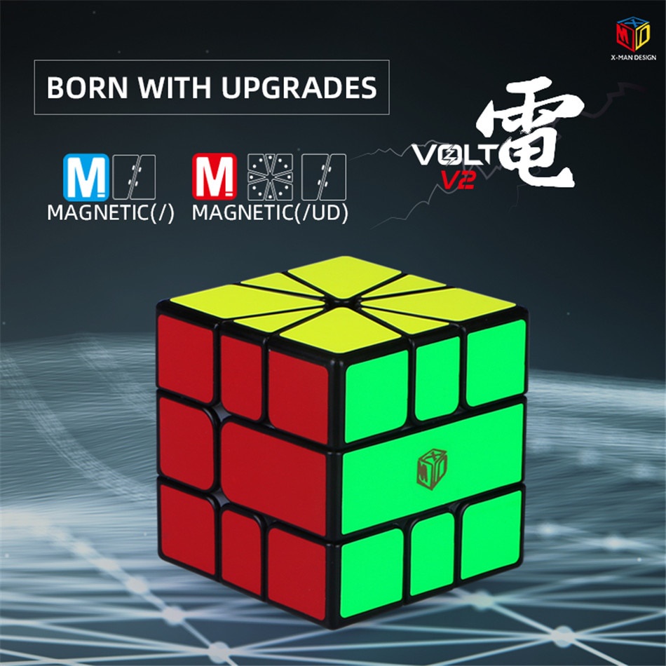现货XMD volt square 1 V2 M Qiyi Mofangge Volt SQ-1 Magic Puzzle X-Man ...