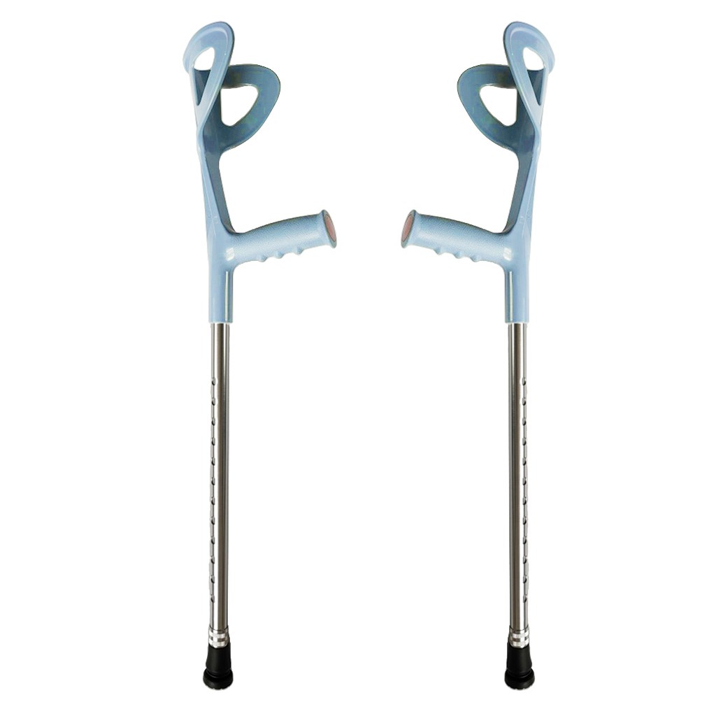 2pcs Adjustable Forearm Elbow Underarm Crutch Walking Sticks Support ...