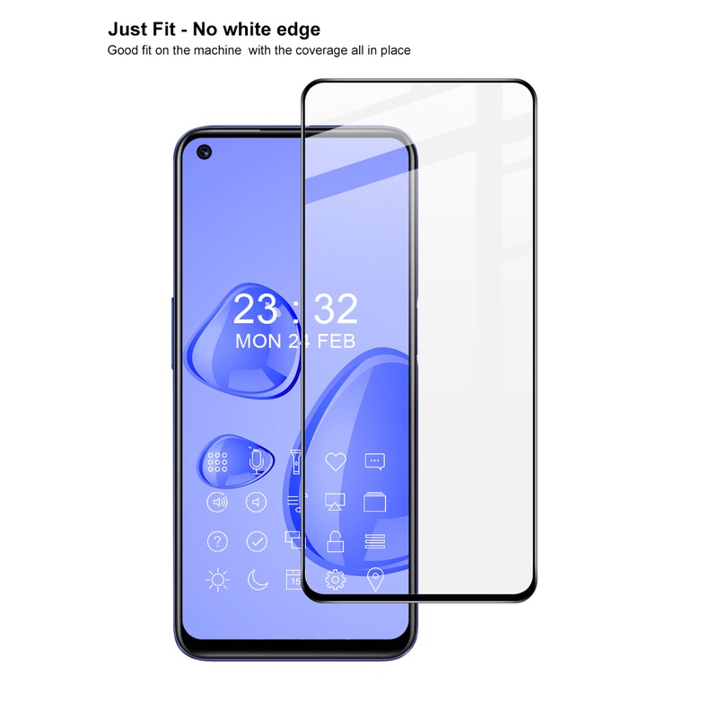 Imak Realme 8S 5G ฟิล์มกระจก Real Me 9 5G Indian Edition ครอบคลุมเต็ม ...