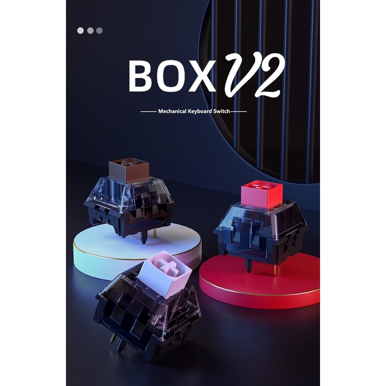 พร้อมส่ง Kailh BOX V2 REDWHITEBROWN LinearClickyTactile Switch Hotswap ...
