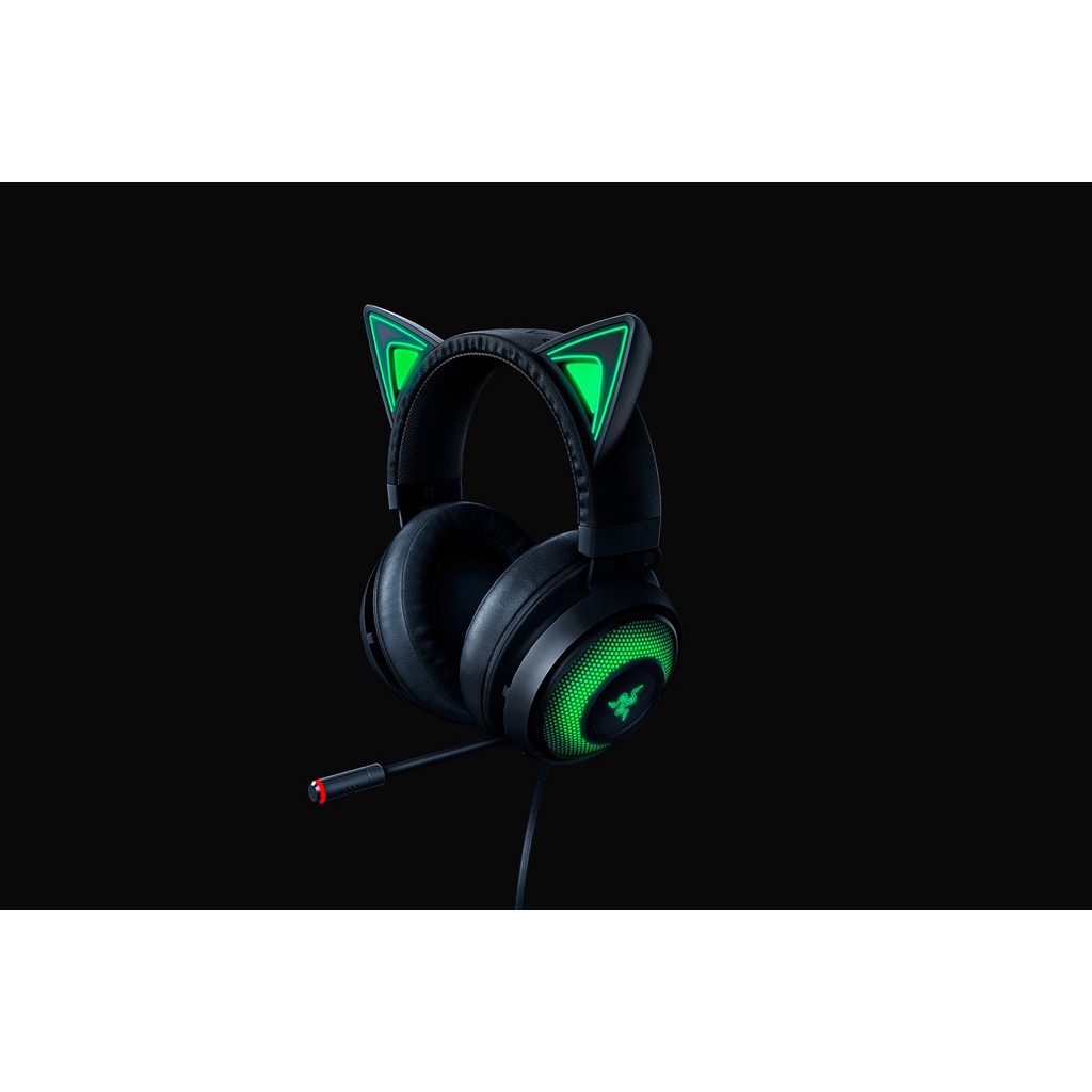 RAZER KRAKEN KITTY (QUARTZ) (BLACK) HEADSET (หูฟัง) - 1fr8hp626o - ThaiPick