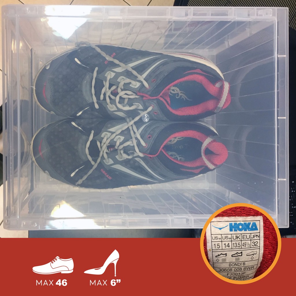 พิเศษ ซื้อ10แถม2 Idee 12 PCS Container Shoe Box กล่องใส่รองเท้าแบบใส ...