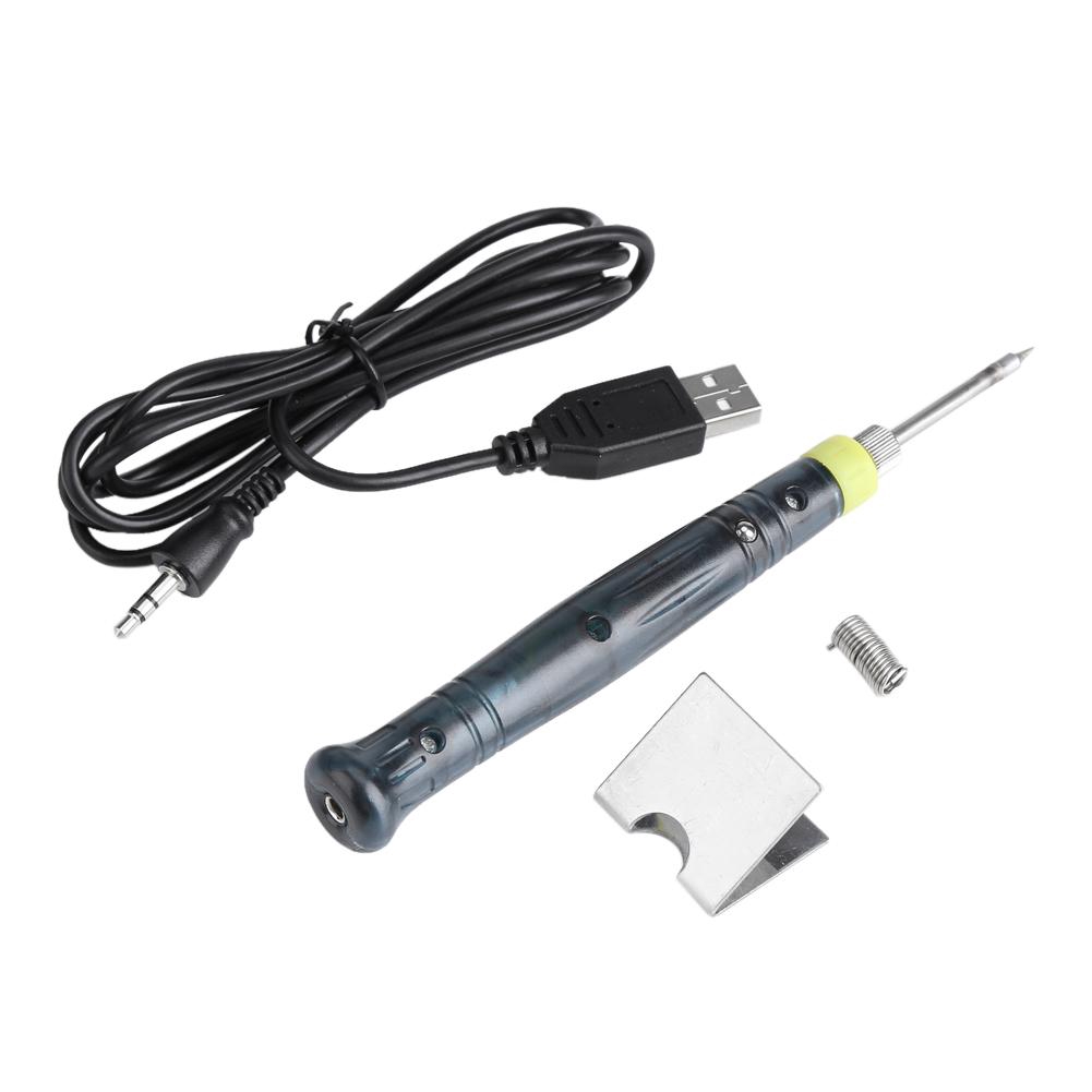 5V 8W Mini Portable USB Powered Electric Soldering Iron Pen Welding ...