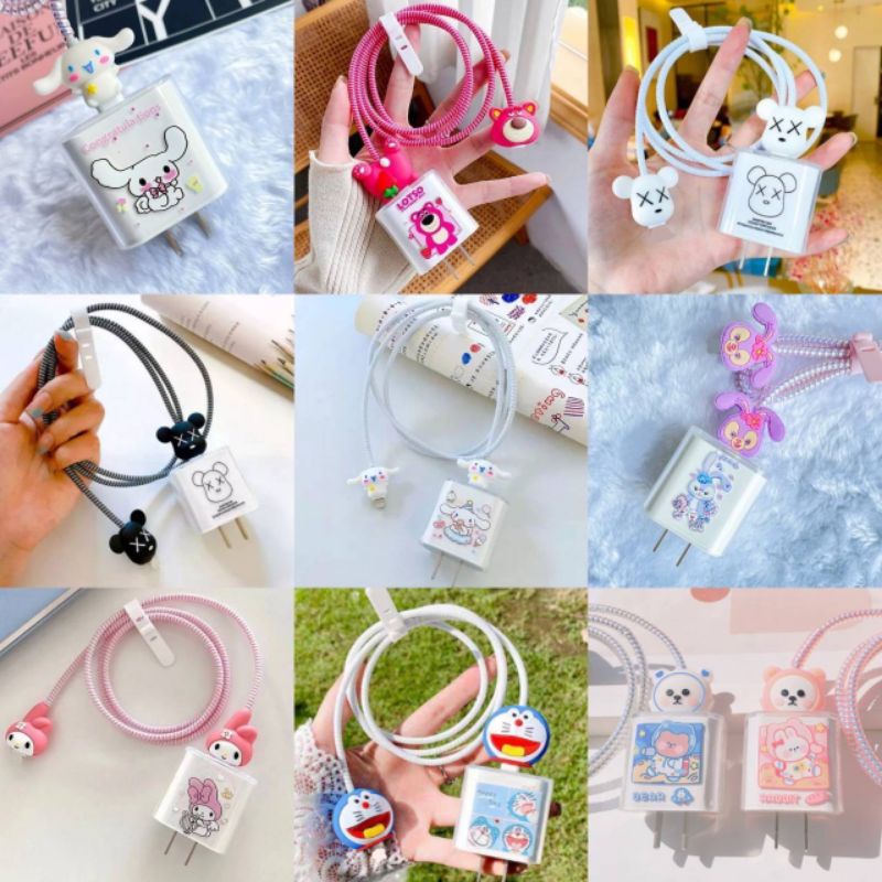 Supercase5W 18W 20W สำหรับทุกรุ่นได้ครบชุดSet Cable bite ถนอมสายชาร์จ - supercase - ThaiPick