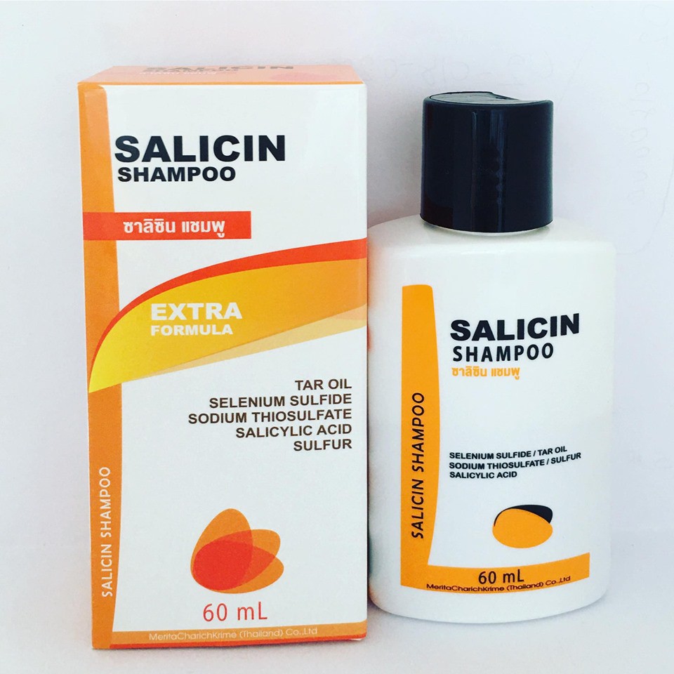 Salicin shampoo 60 ml สะเก็ดเงิน | Shopee Thailand