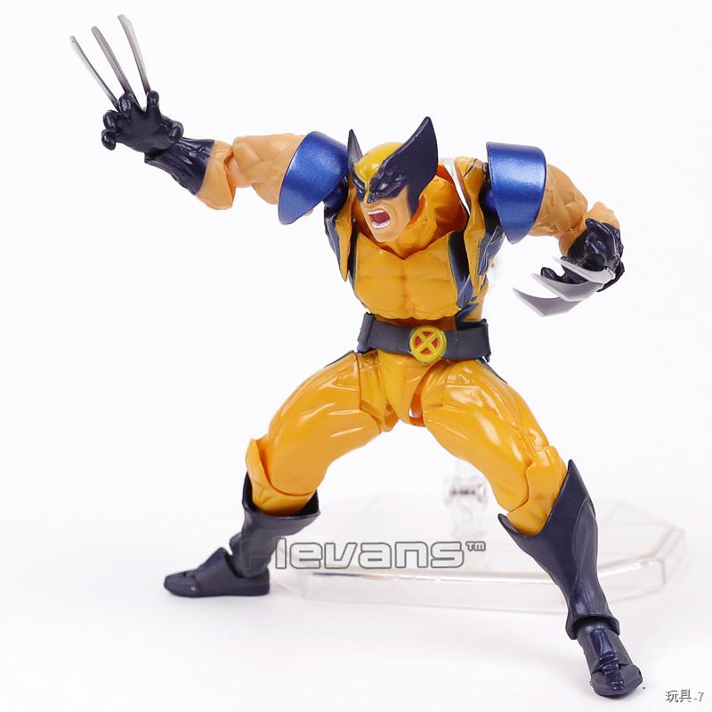 AMAZING YAMAGUCHI Revoltech NO.005 Wolverine Logan PVC Action Figure ...
