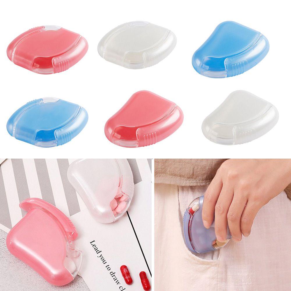 ONLY Mini Medicine Storage Case Travel Tablet Dispenser Container Pill ...