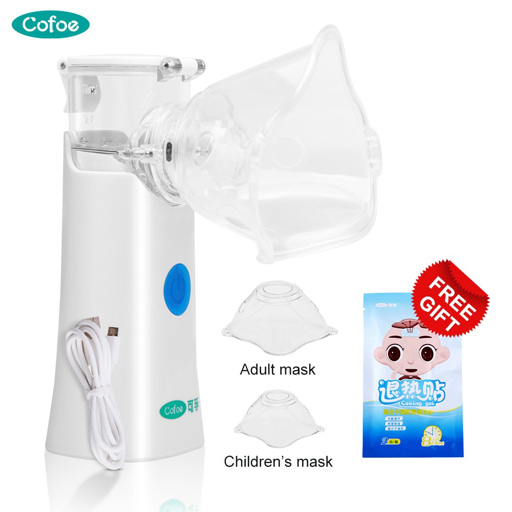 【FREE GIFT】Cofoe Portable Mini Nebulizer Ultrasonic Inhaler Coughing ...