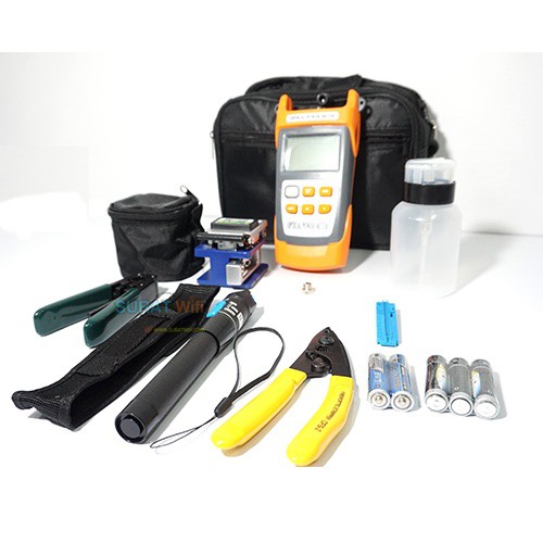 Fiber Optic ชุดเครื่องมือเข้าหัวไฟเบอร์ออฟติกFTTX Tool kit ครบชุด ...