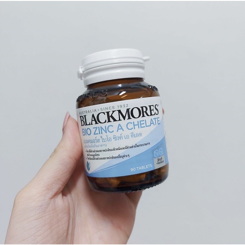 BLACKMORES BIO ZINC A CHELATE ขนาด 90 เม็ด | Shopee Thailand