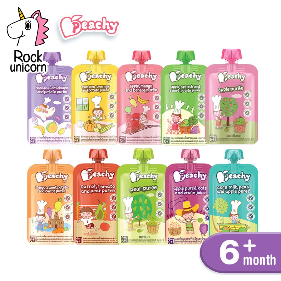Peachy พีชชี่ อาหารเด็ก รสซุปข้าวโพดไก่ (125g) - panomsaksaelee - ThaiPick