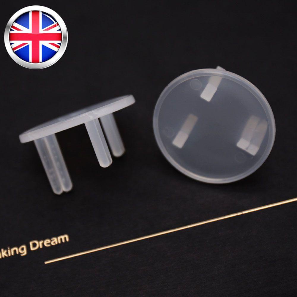 LILAC1 Black UK Power Socket Guard Protector White 10Pcs Safety Power ...