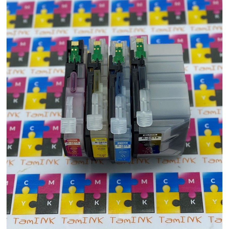 TAMINK ตลับหมึกสำหรับรุ่น Brother LC3619XL BK LC3617 C M Y For Printer ...