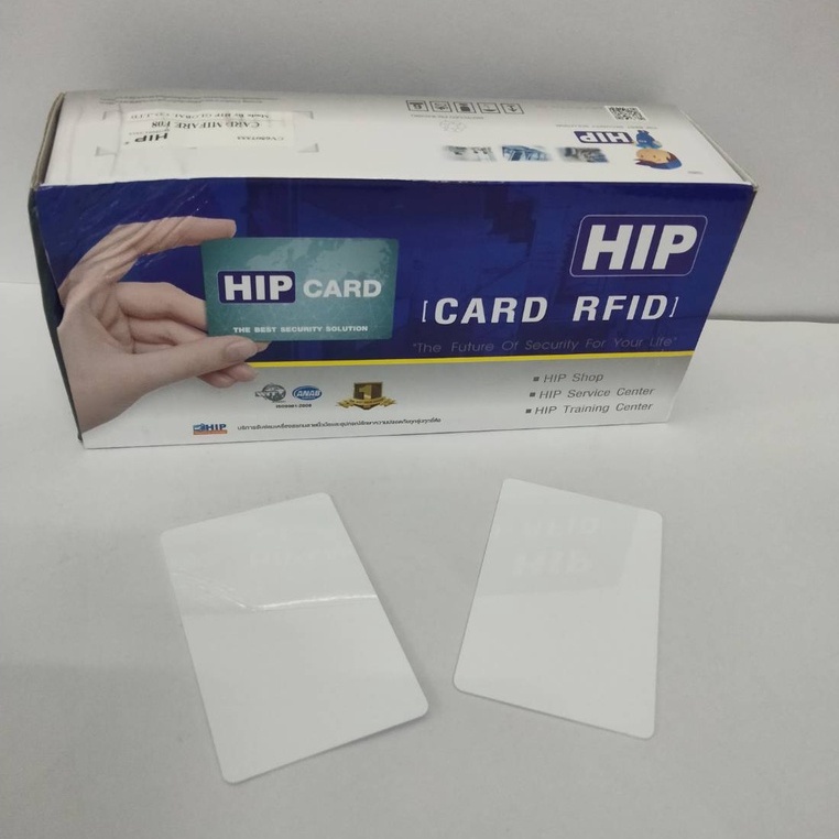 บัตรคีย์การ์ด HIP Mifare Card 1K หนา 0.8 mm คลื่นความถี่ 13.56MHz (บัตร ...