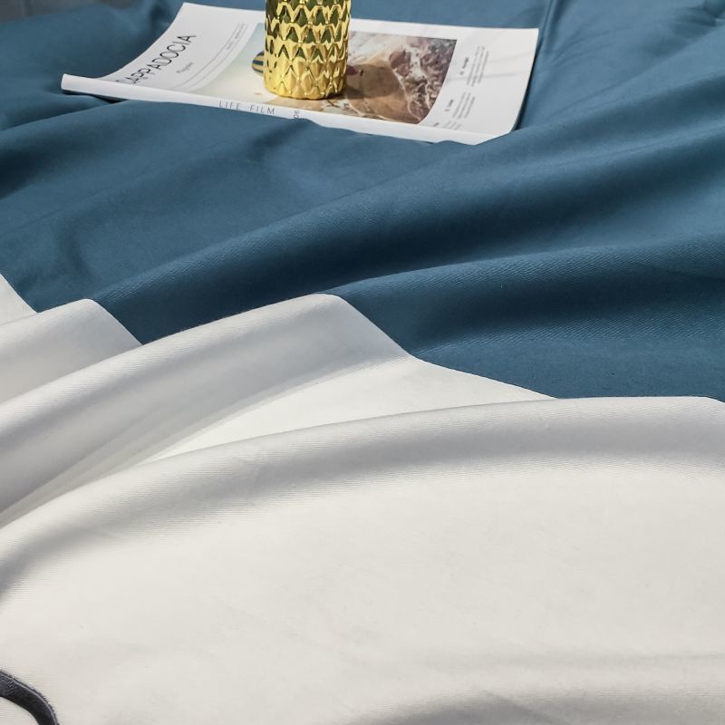 European Entry Lux Four-Piece Cotton Set60Simple Bedding Double All ...