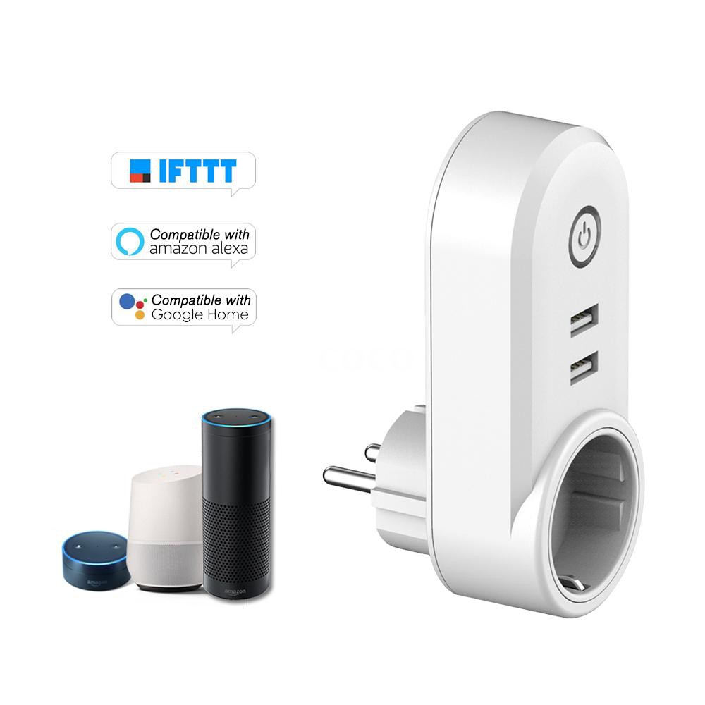 WIFI Smart Plug Wireless Remote Control Timing Function Smart Wall ...