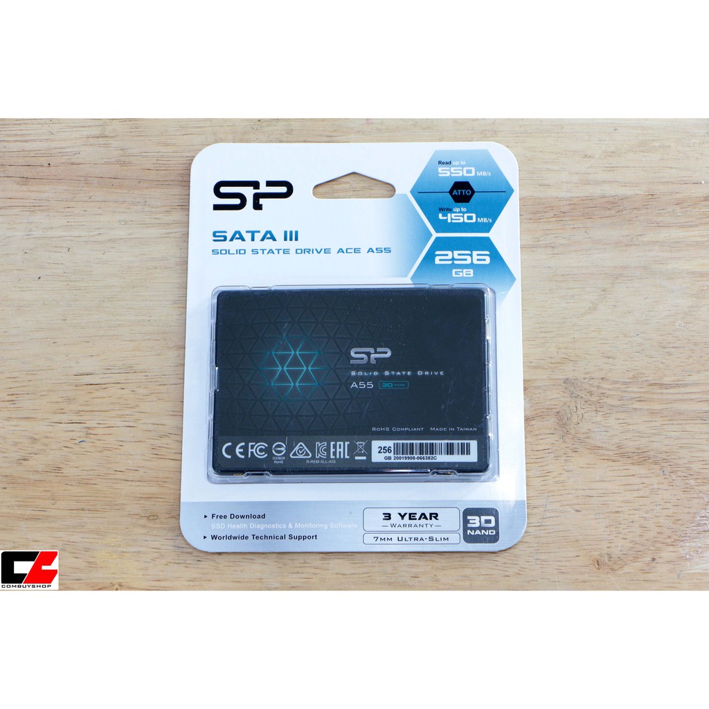 SSD SP A55 3D NAND 256GB [ ของใหม่ยังไม่ได้แกะ ประกัน Silicon Power 3 ...